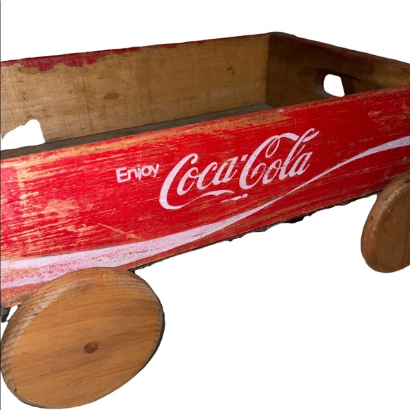 Coca Cola | Other | Rare Antique Vintage Coca Cola Wooden Wagon | Poshmark